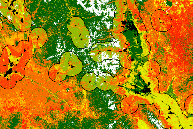 Modified Fire Return Interval Map of Colorado