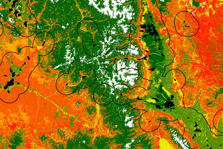 Modified Fire Return Interval Map of Colorado