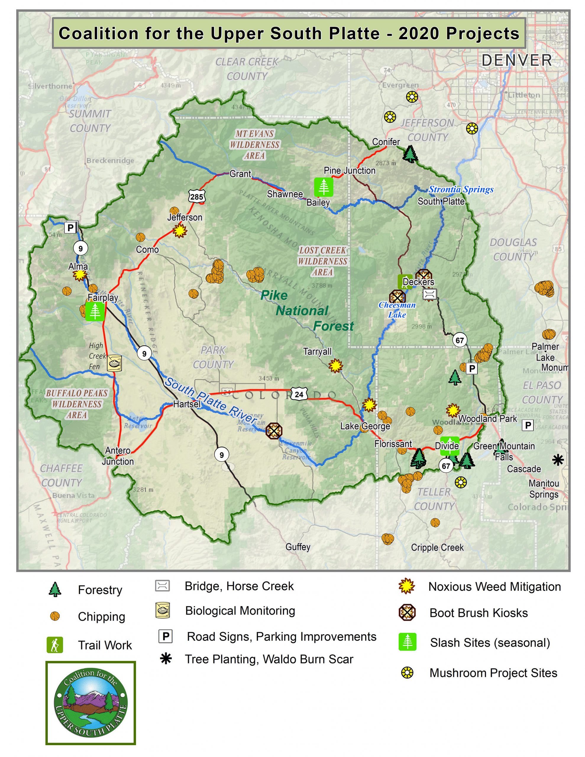 Where We Work – Coalition for the Upper South Platte